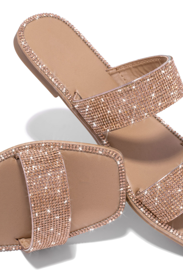 Afia-Rose Gold – Mini Glam Shoes