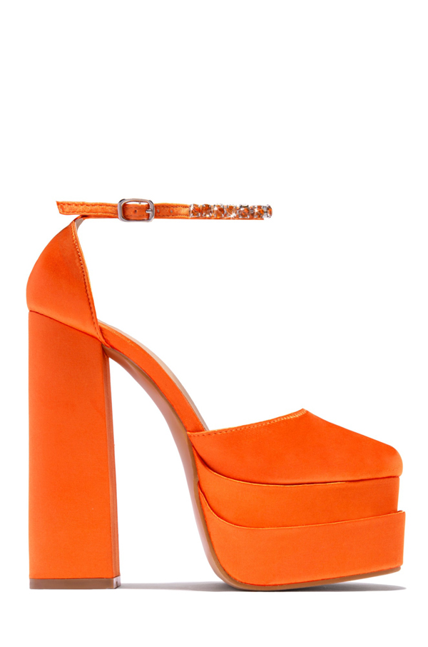 Elsa-Orange – Mini Glam Shoes