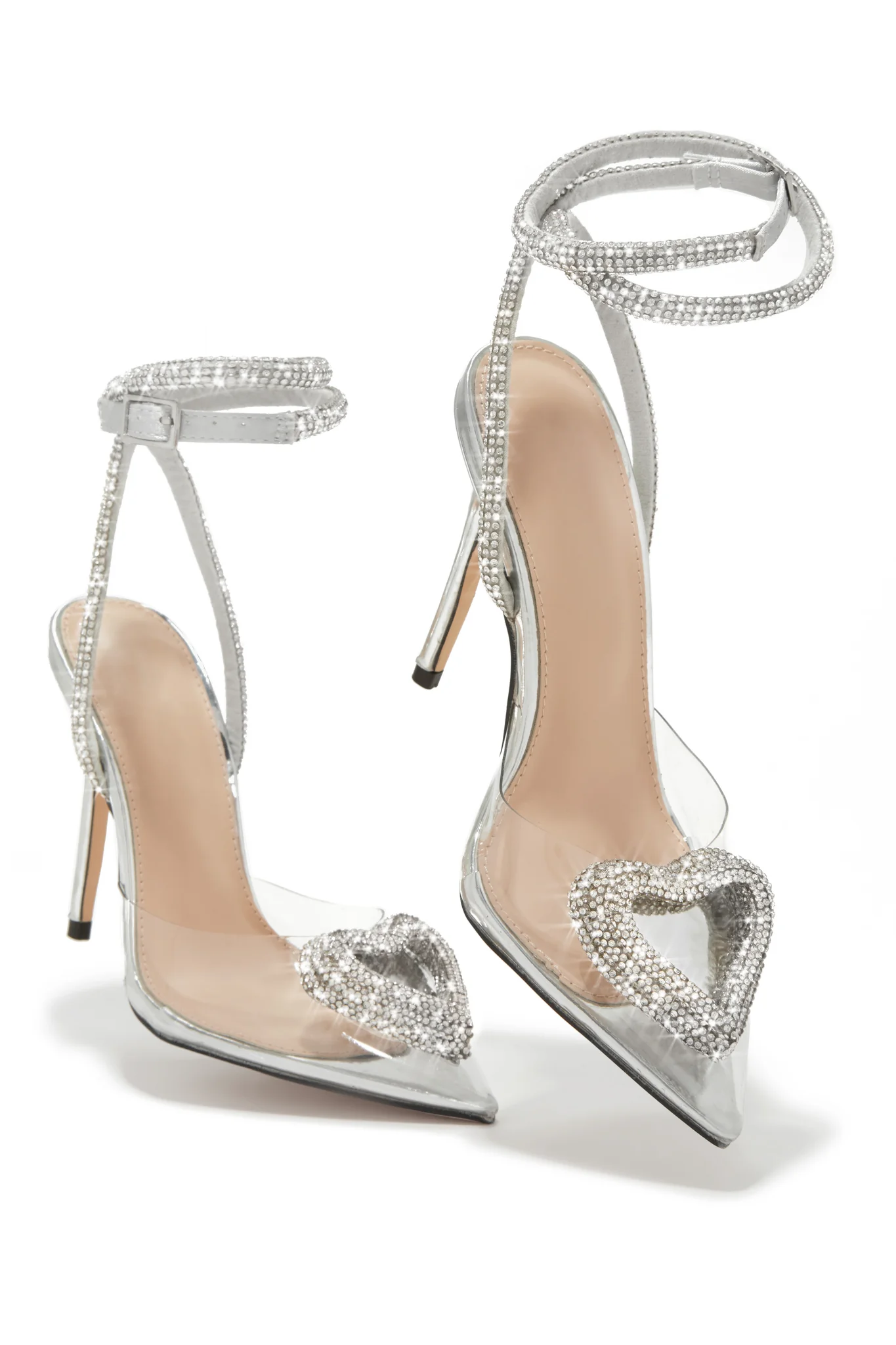 Joy-Silver – Mini Glam Shoes